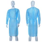 China Nonwoven SMS Disposable Isolation Gown Coverall Personal Protective for sale
