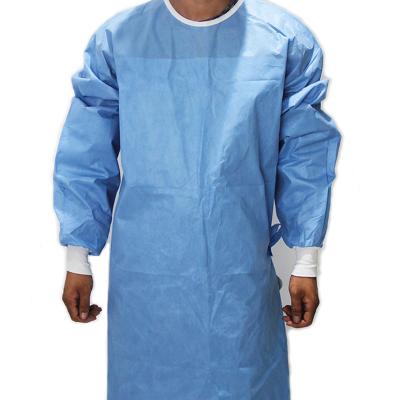 China 30g-50g Non Woven Disposable Surgical Gown Operating Gown Clothing for sale