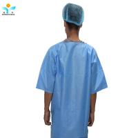 China Medical Blue Medical Green seperated Top and Pant Disposable Hospital Scrubs Protective Siuts for sale