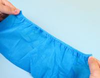 China Eco Friendly SMS Disposable Shoe Covers Anti Skid Rainproof for sale