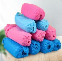 China Eco Friendly SMS Disposable Shoe Covers Anti Skid Rainproof for sale