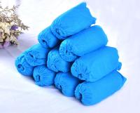 China Hospital PP Nonwoven Non Skid Shoe Cover Disposable Booties For Worker for sale