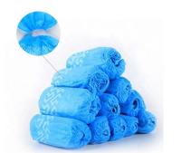 China Blue Surgical Soft Disposable Shoe Covers Non Slip Medical PP Non Woven for sale