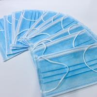 China Custom Adult 3 Ply Disposable Face Mask 17.5*9.5cm For Surgical Use for sale