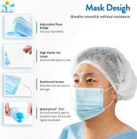 China 100% Virgin Material PP Spunbond Non Woven Polypropylene Fabric 25gsm For Black Face Mask Earloop for sale