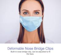 China Earloop Disposable Nonwoven Face Mask 50Pcs Box Breathable Nose Mouth Cover for sale
