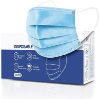 China Earloop Disposable Nonwoven Face Mask 50Pcs Box Breathable Nose Mouth Cover for sale