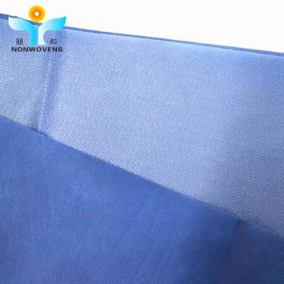 China Eco Friendly PP Medical SMS  Non Woven Fabric Flame Retardant Casting Laminated for sale