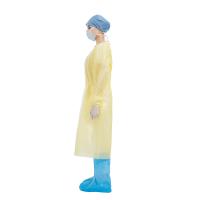China PE Non Woven Medical SMS Level 2 Non Sterile Disposable Isolation Gown Suit for sale