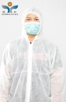 China Medical Disposable Protective Coverall Suits 25gsm Full Body For Hospital for sale
