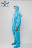 China ISO Hooded Disposable Protective Suits TNT SMS OEM Safety Coverall for sale