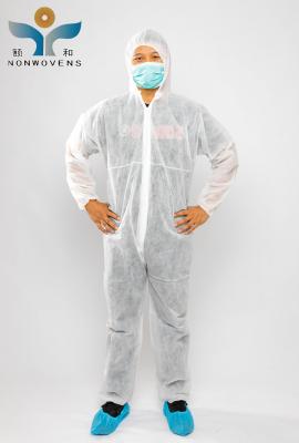 China Medical Disposable Protective Coverall Suits 25gsm Full Body For Hospital for sale