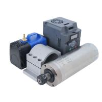 China 5.0KG-5.5KG 2.2kw Water Cooling CNC Router Spindle Motor Kits Inverter Spindle Clamp Water Pump for sale