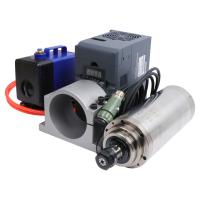 China 24000rpm 3.2KW Water Cooled Woodworking Spindle Kit for 380V 100mm Diameter CNC Router for sale