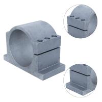 China Cast aluminum cnc carving machine clamp Different diameter spindle motor bracket seat for sale