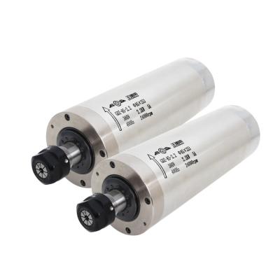 China 80mm Diameter GDZ85-2.2 2.2kw Water Cooled Spindle Motor for CNC Wood Router Machine for sale