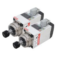 China Woodworking Engraving and Milling 1.5kw Square Air Cooled Spindle Motor 18000rpm ER20 for sale