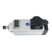China 750w 12000rpm Air Cooled Spindle Motor with Inverter Drive and Maximum Torque of 0.6Nm for sale