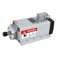 China 400HZ Frequency GDZ80*73-1.5 24000rpm Square Air Cooled Spindle Motor with Flange Design for sale