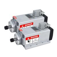 China 400HZ Frequency GDZ80*73-1.5 24000rpm Square Air Cooled Spindle Motor with Flange Design for sale
