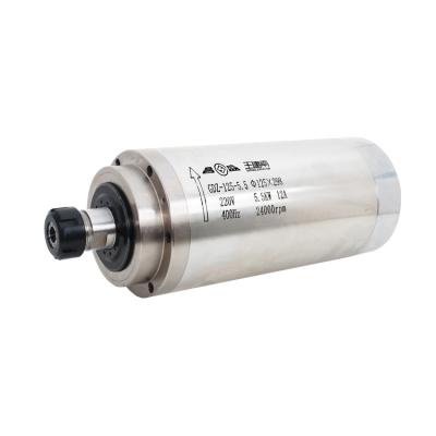 China 24000rpm High Speed 5.5kw Water Cooled Spindle Motor for CNC Router Stable Performance for sale