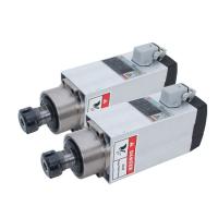 China High Frequency 2.2kw 300Hz 18000rpm ER25 Square Air Cooled CNC Spindle Motor for sale