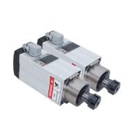 China High Frequency 2.2kw 300Hz 18000rpm ER25 Square Air Cooled CNC Spindle Motor for sale