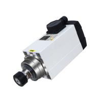 China 220v / 380v Fan Cooling 4.5kw 300hz ER32 Square Air Cooled Spindle Motor for CNC Router for sale