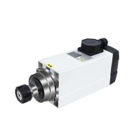 China 6KW GDF60-18Z-6.0 Air Cooled Spindle Motor for CNC Router 12.95KG and High Frequency for sale