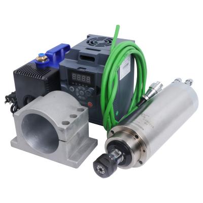 China 2.2kw ER20 YFK Water-Cooled Milling Spindle Motor VFD Inverter 80 Bracket Water Pump for sale