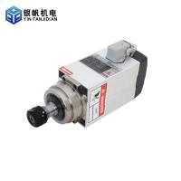 China Inverter Drive GDZ-93x82-1.5 18000rpm Square Air Cooled Spindle Motor with ER20 Collect for sale