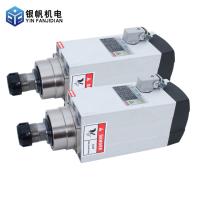 China 8A 2.38Nm 4.5kw 18000rpm Square Air Cooled Wood Carving Spindle Motor for CNC Machine for sale