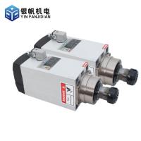 China 8A 2.38Nm 4.5kw 18000rpm Square Air Cooled Wood Carving Spindle Motor for CNC Machine for sale