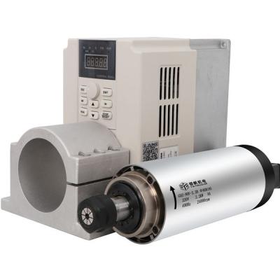 China 2.2W Air-cool VFD Inverter Spindle Motor with ER20 Built-in Motor Spindle Frequency 400HZ for sale