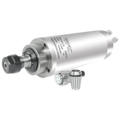 China 2.2KW Water-Cooled 4 Bearings Woodworking Spindle with Operating Speed 0-24000RPM for sale