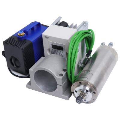 China GDZ-80-1.5L Water-Cooled Milling Spindle Motor VFD Inverter 80 Bracket Water Pump for sale