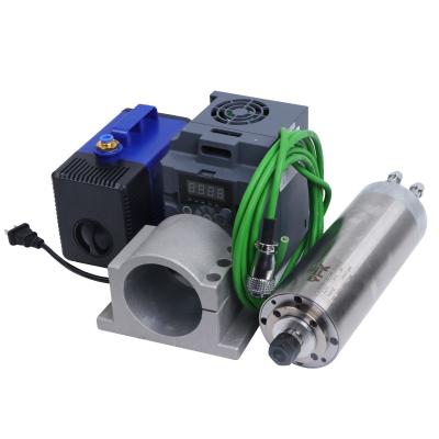 China High Speed 24000rpm Inverter CNC Milling YFK Water Cooled Spindle Kit with 3 Bearings for sale