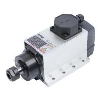 China 80*73 ER20 Square Spindle Motor With Flange 1.5KW Air Cooling 220V80V Cnc Motor for sale