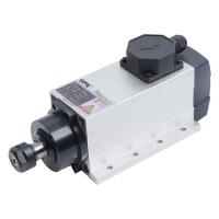 China 2.2KW ER20 Air Cooled Square Spindle With Flange Machine Tool Spindle Kit 2.2KW Inverter 80mm Clamp for sale
