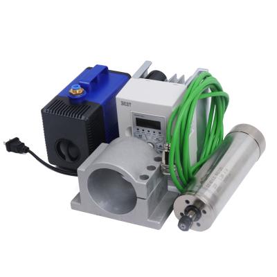 China 1.2kw Water Cooled CNC Router Spindle Motor with High Frequency Spindle YFK 24000 Rpm for sale