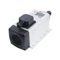 China Affordable 220V/380V Voltage 3.5KW ER20 Air Cooled Square Spindle Motor with Flange for sale