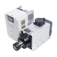 China 4.5KW Spindle Kit 220V/380V CNC Milling Air Cooling Spindle Motor with Inverter VFD for sale
