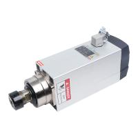 China 6KW ER32 Air Cooled Square Spindle Motor Kits YFK120*103-6 for High Speed Machining for sale