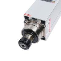 China 220V/380V 6KW Motor Drive Air Cooled Square Spindle With Inverter YFK Kits for Milling for sale