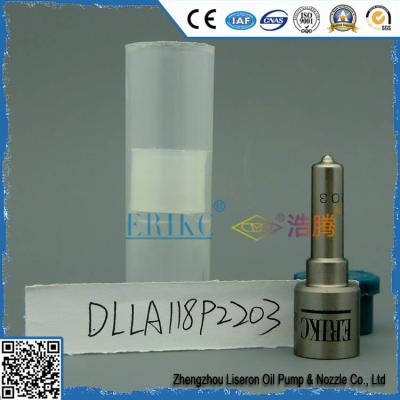 China DLLA118P2203 BOSCH Fuel Injector Diesel Spray Nozzle 0 433 172 203 6x0.15mm 118° for sale