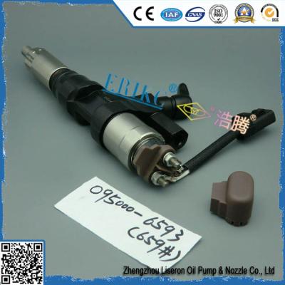 China Denso Diesel Fuel Injector 095000-6593 for Hino J08E-TM Engine 600g for sale