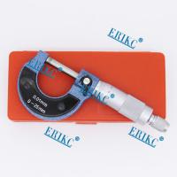 China ERIKC Digital Micrometer Gauge 0-25mm High-Speed Steel Manual Micrometer for Common Rail Injector for sale