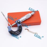 China ERIKC Digital Micrometer Gauge 0-25mm High-Speed Steel Manual Micrometer for Common Rail Injector for sale