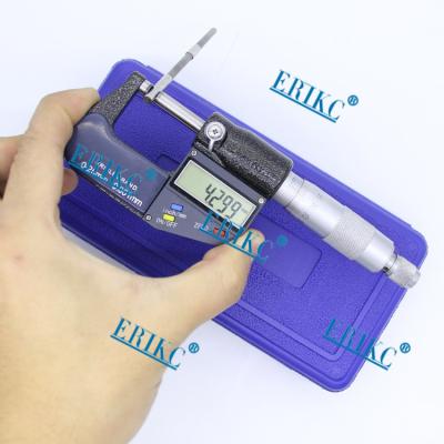 China ERIKC Digital Micrometer Gauge 0-25mm High-Speed Steel for Common Rail Injector for sale