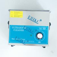 China ERIKC Commercial Ultrasonic Cleaner 6L 180W 40kHz Heated Stainless Steel Tank 110V for sale